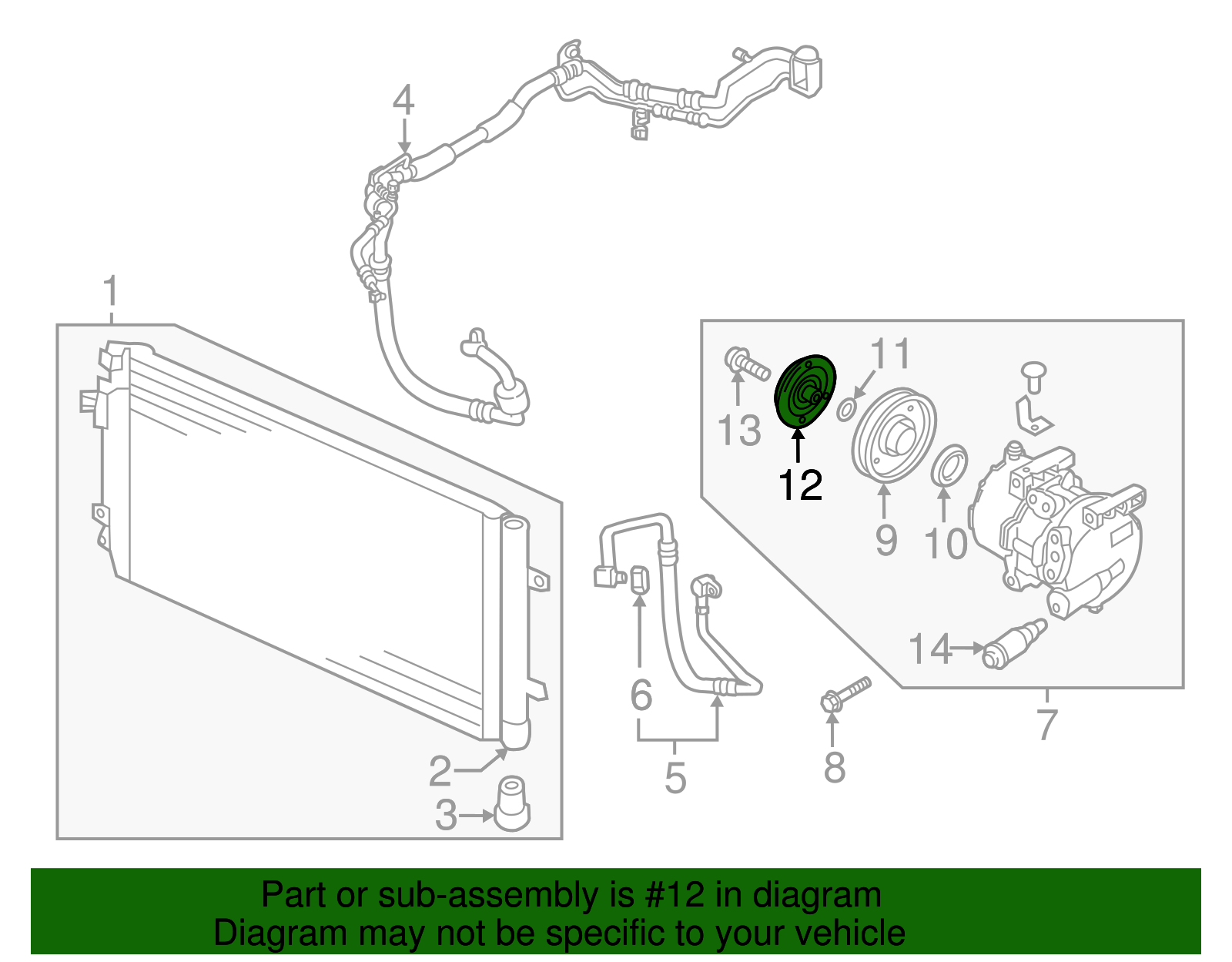 2013-2018 Hyundai Clutch Plate & Hub Assembly 97644-1R100 | Hyundai ...