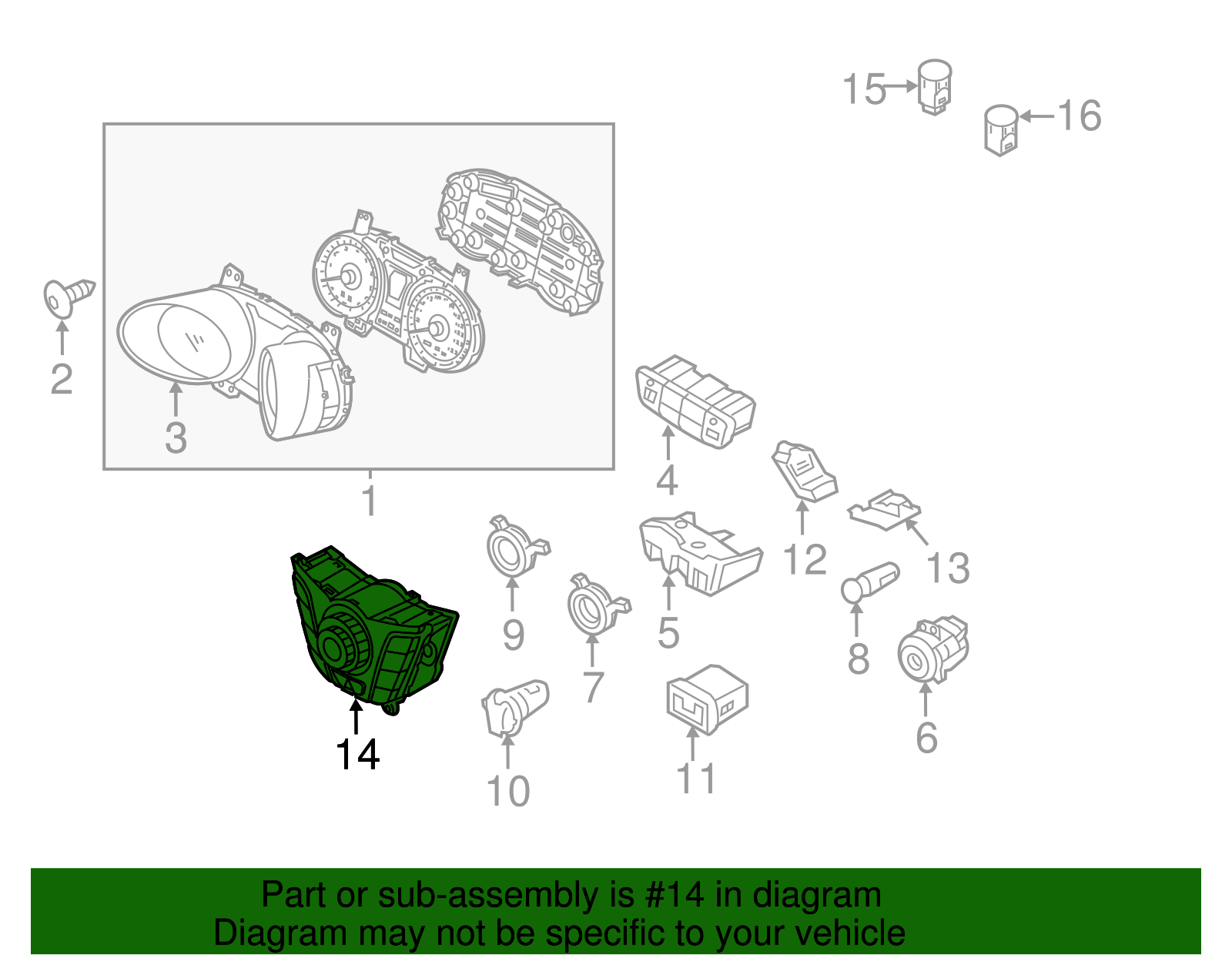 2014-2017 Hyundai Veloster Heater Control Assembly - Genuine OEM ...
