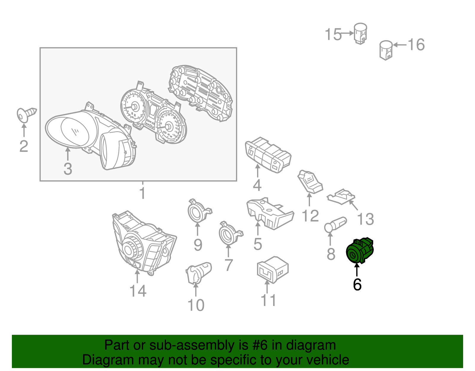 2012-2017 Hyundai Veloster Power Switch 95450-2V000-RDR | Hyundai OEM ...