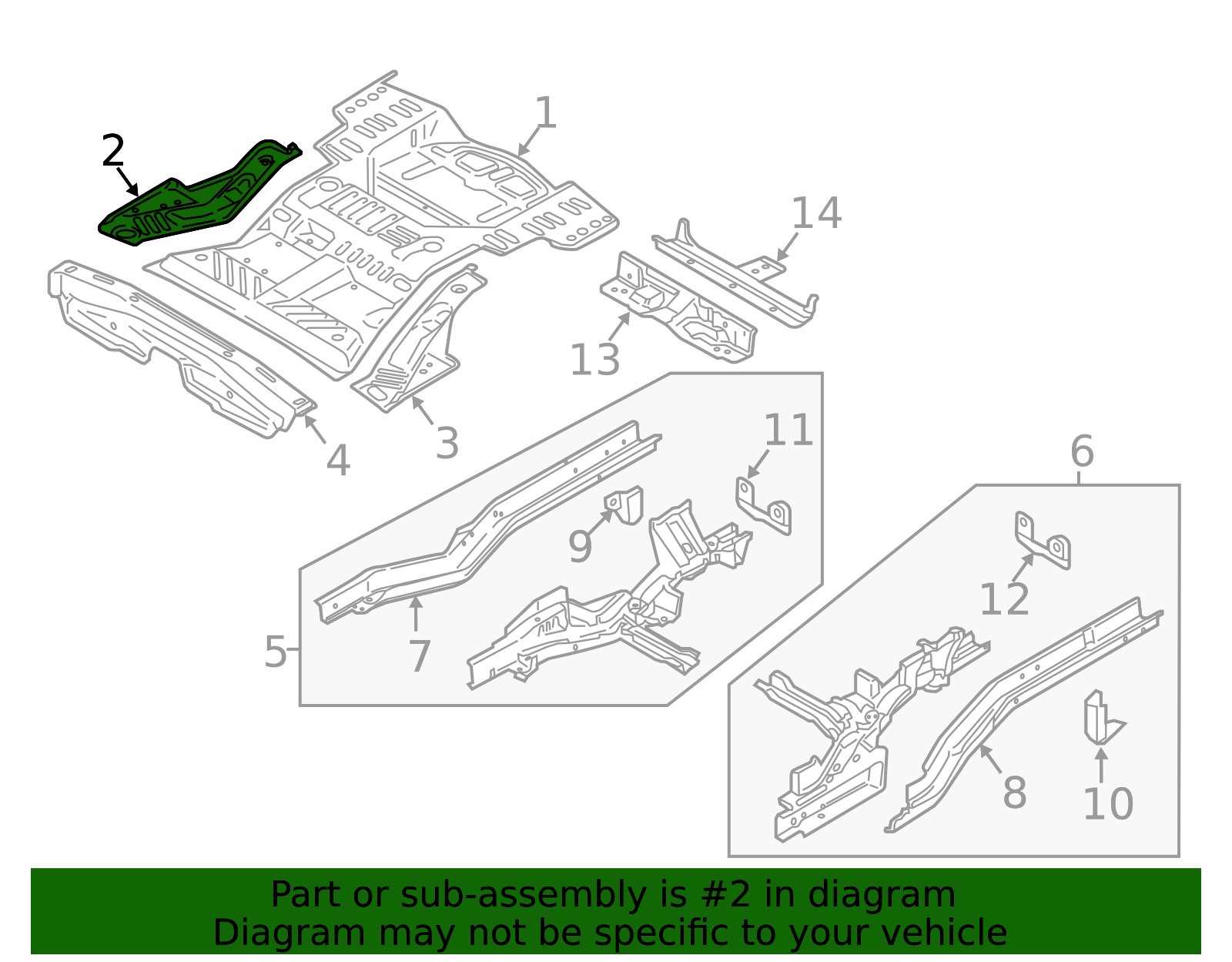 2015-2024 Ford Front Extension F2GZ-5810456-A | Ford OEM Parts Outlet