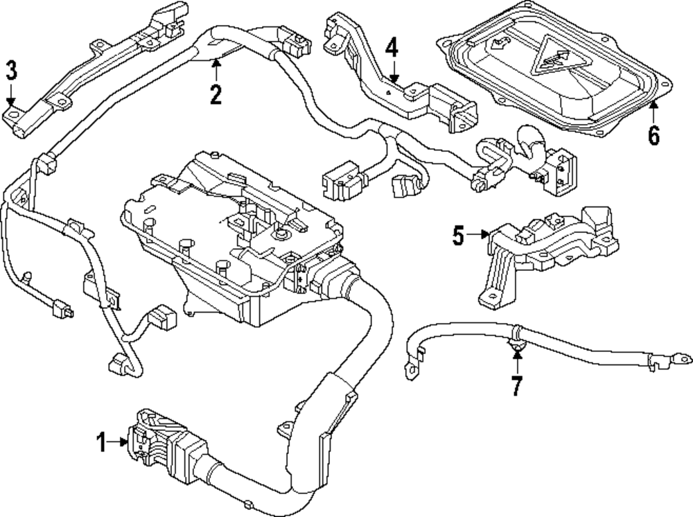 2023-2025 Genesis GV60 Wiring Assembly Power Electric Module 91450 ...