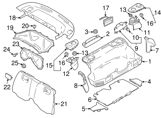 982-863-254 - Upper Frame - 2017-2023 Porsche | European OEM Parts Direct