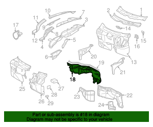 210-626-03-76 - Partition Panel 1996-2003 Mercedes-Benz | Mercedes-Benz ...