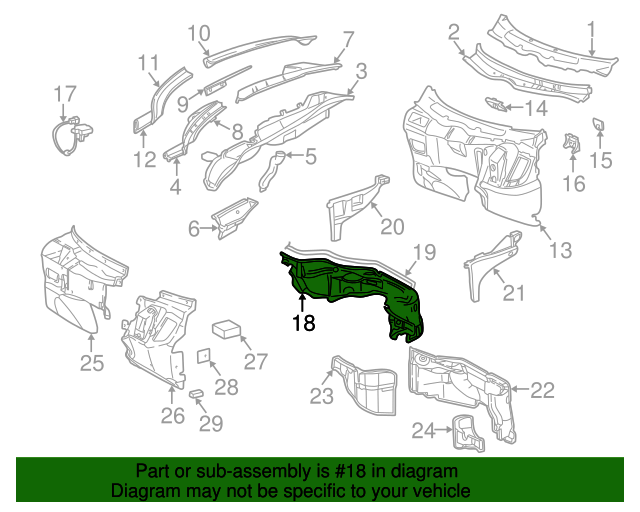 210-626-03-76 - Partition Panel 1996-2003 Mercedes-Benz | Mercedes-Benz ...