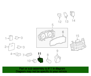 2016-2020 Toyota Land Cruiser Switch 84153-60040 | Toyota Parts Center