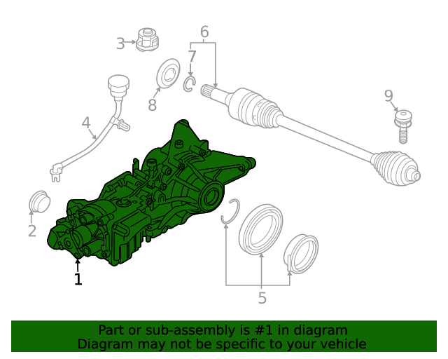 Genuine BMW 33-10-8-871-238 | Differential | FREE Shipping on Most ...