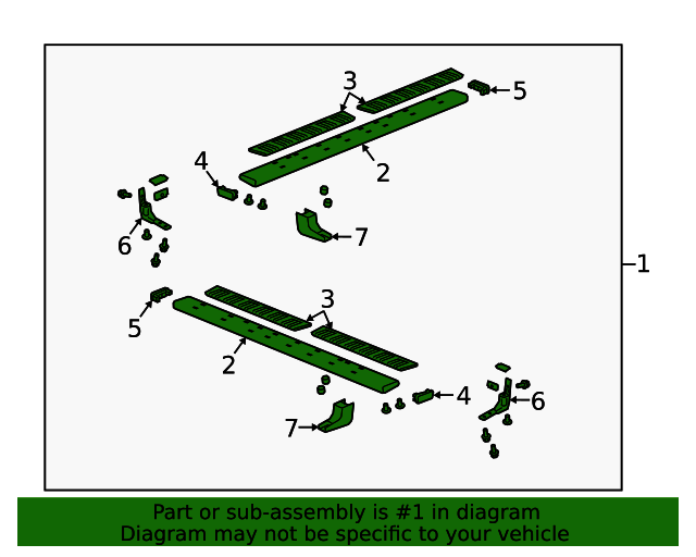 84157156 Step Kit - New OEM Part From GM Parts Direct | GM Parts Store