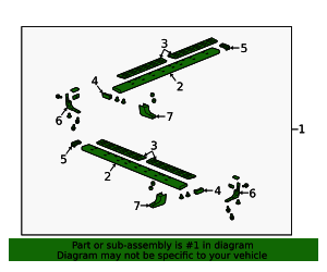 2015-2021 GM Assist Step, Off-Road 84157000 | GM Parts Center