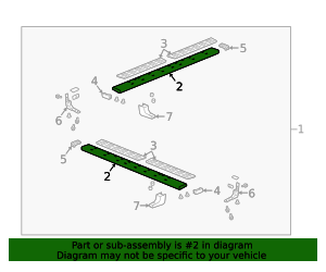 2015-2021 GM Running Board Step 84157162 | GM Parts Center