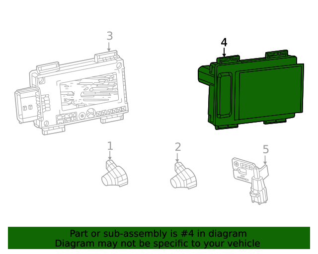 2021-2023 Jeep Sensor 68440586AK | TascaParts.com