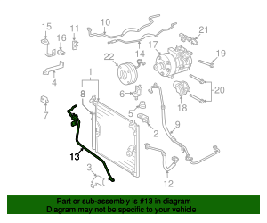 2003-2009 Toyota 4Runner Liquid Line 88710-35550 | AutoNationParts.com