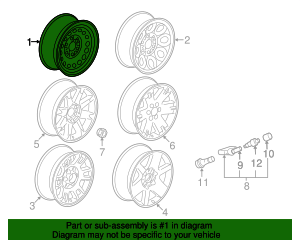 2007-2020 GM Spare Tire 84537173 | QuirkParts