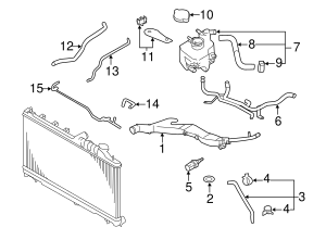 21139AA270 - Water Inlet Pipe - 2017-2020 Subaru WRX STI | World OEM ...