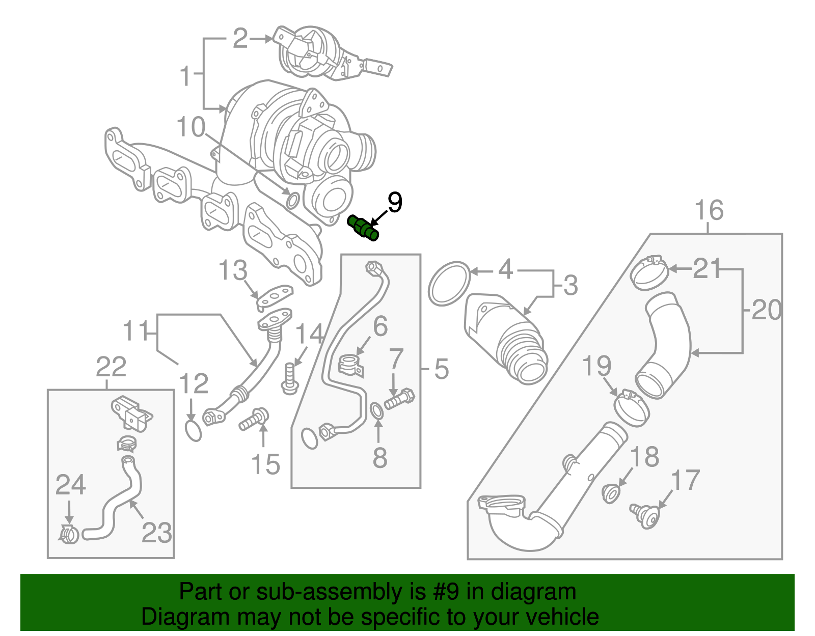 2015 Volkswagen Fitting 059-145-911-A | VW Direct Auto Parts