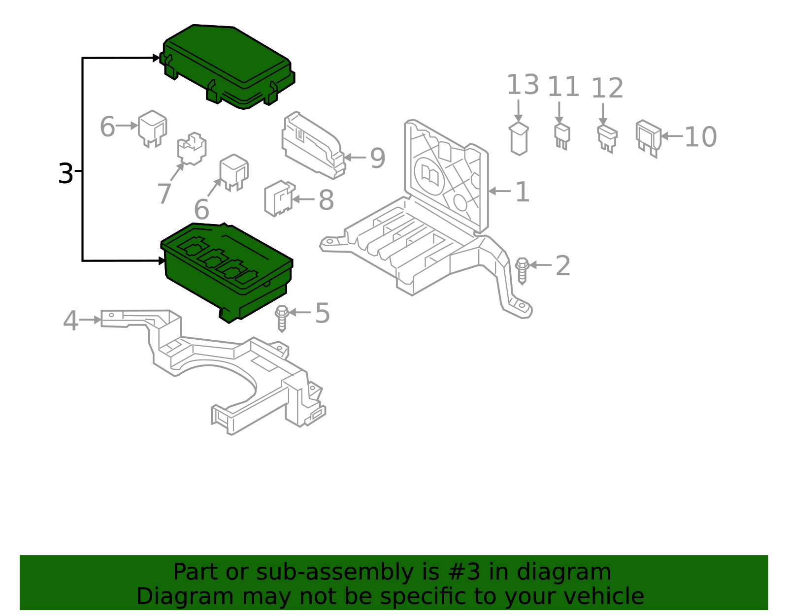 4KE-937-124 - Relay & Fuse Plt 2019-2024 Audi | Audi OEM Parts