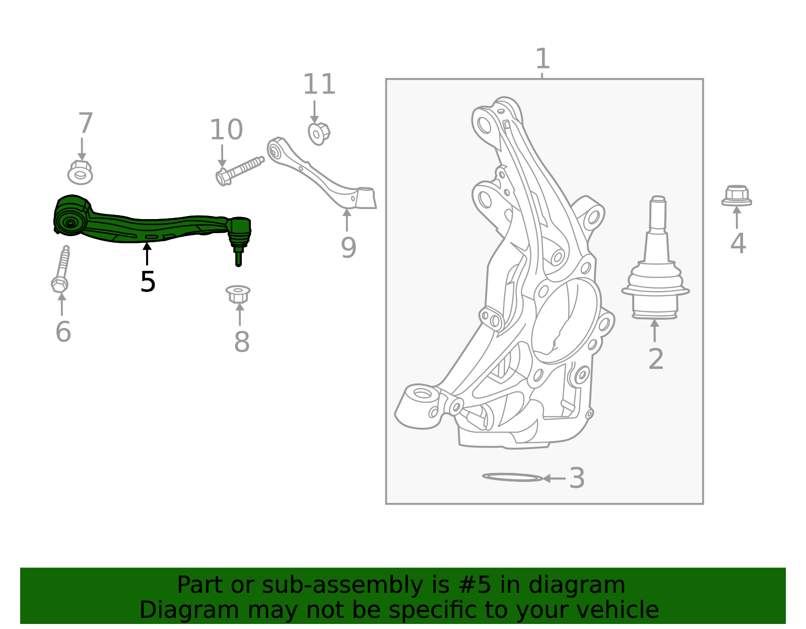 Ford Dealership 2020-2025 Ford Lower Control Arm LB5Z-3083-A | Ford ...