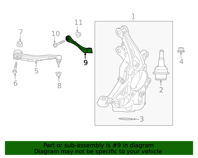 2020 Ford Rear Lower Control Arm LB5Z-3079-B | OEM Parts Online
