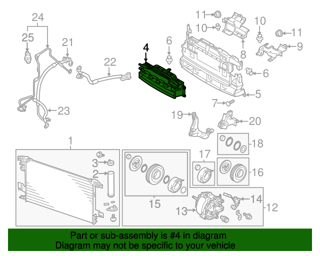2017-2022 Mitsubishi Air Guide 7812A391 | Mitsubishi Parts Warehouse