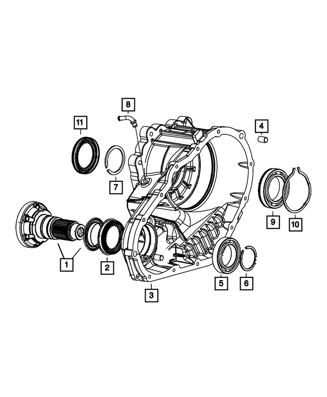 5143715AA - Output Seal 2005-2024 Mopar | JCDR Parts