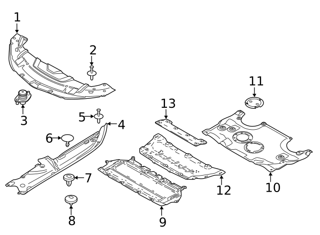 51247459026 - 2018-2019 BMW 640i xDrive Gran Turismo Sight Shield ...