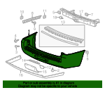 2020 GMC Yukon XL Rear Upper Bumper Cover 84560931 GM | GMPartsDirect.com