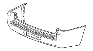 2020 GMC Yukon XL Rear Upper Bumper Cover 84560931 GM | GMPartsDirect.com