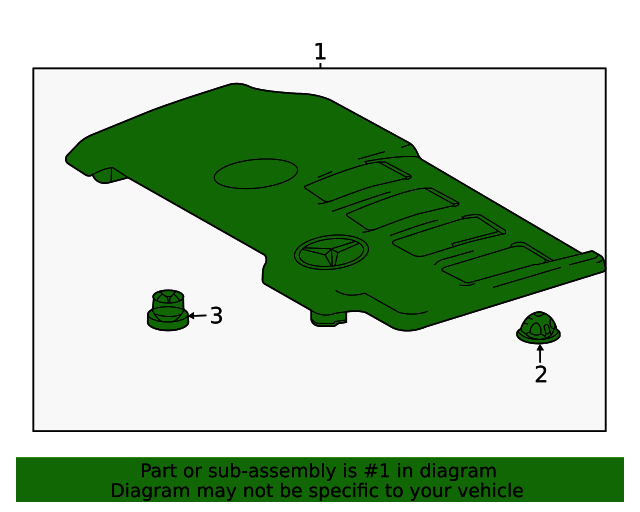260-010-00-00 - Engine Cover 2019-2023 Mercedes-Benz | Mercedes-Benz ...