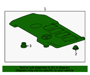 2019-2023 Mercedes-Benz Engine Cover 2600100000 | AutoNationParts.com