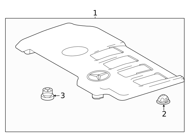 2019-2023 Mercedes-Benz Engine Cover 2600100000 | AutoNationParts.com