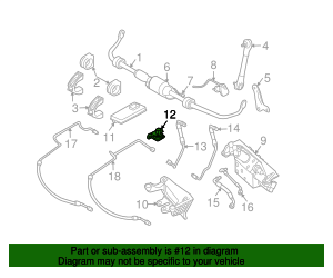 2005-2010 BMW Accelerating sensor 37-14-6-781-407 | AutoNation Parts