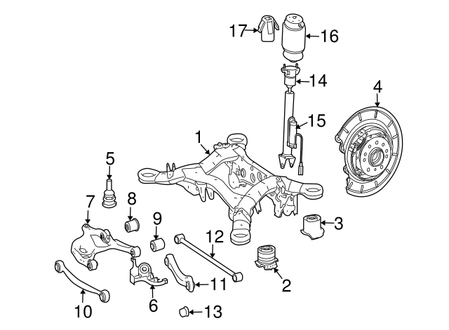 164-320-26-31 - Shock Absorber 2007-2012 Mercedes-Benz | Mercedes-Benz ...