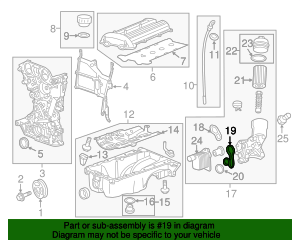 2011-2021 GM Engine Oil Cooler Seal 55565385 GM | GMPartsDirect.com