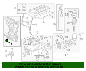2011-2021 GM Crankshaft Front Oil Seal 25193519 | TascaParts.com