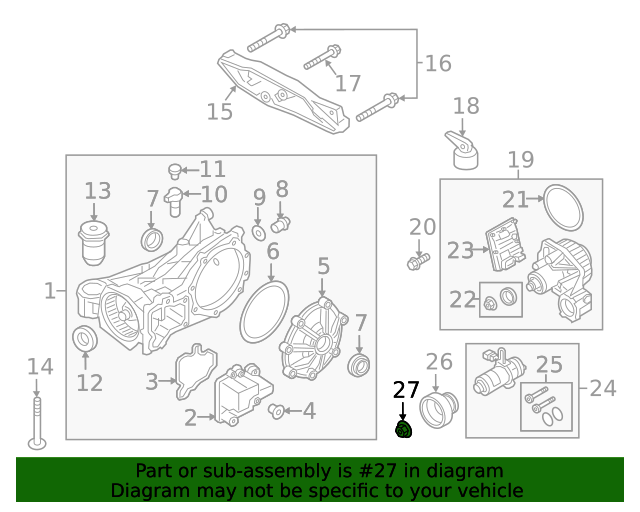 2016-2022 Volvo Damper Lock Nut 31259267 | TascaParts.com