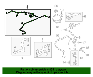 2018-2020 GM Overflow Hose 84914056 GM | GMPartsDirect.com