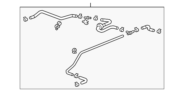 2018-2020 GM Engine Coolant Air Bleed Hose #84390534 84914056 | Auto ...