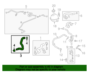 2018-2020 GM Radiator Outlet Hose 84914055 GM | GMPartsDirect.com