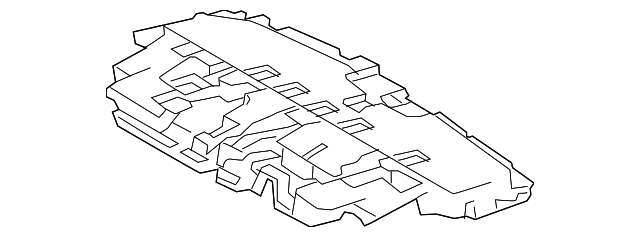 64165-06290 - Package Tray Insulator 2018-2024 Toyota Camry | Longo ...