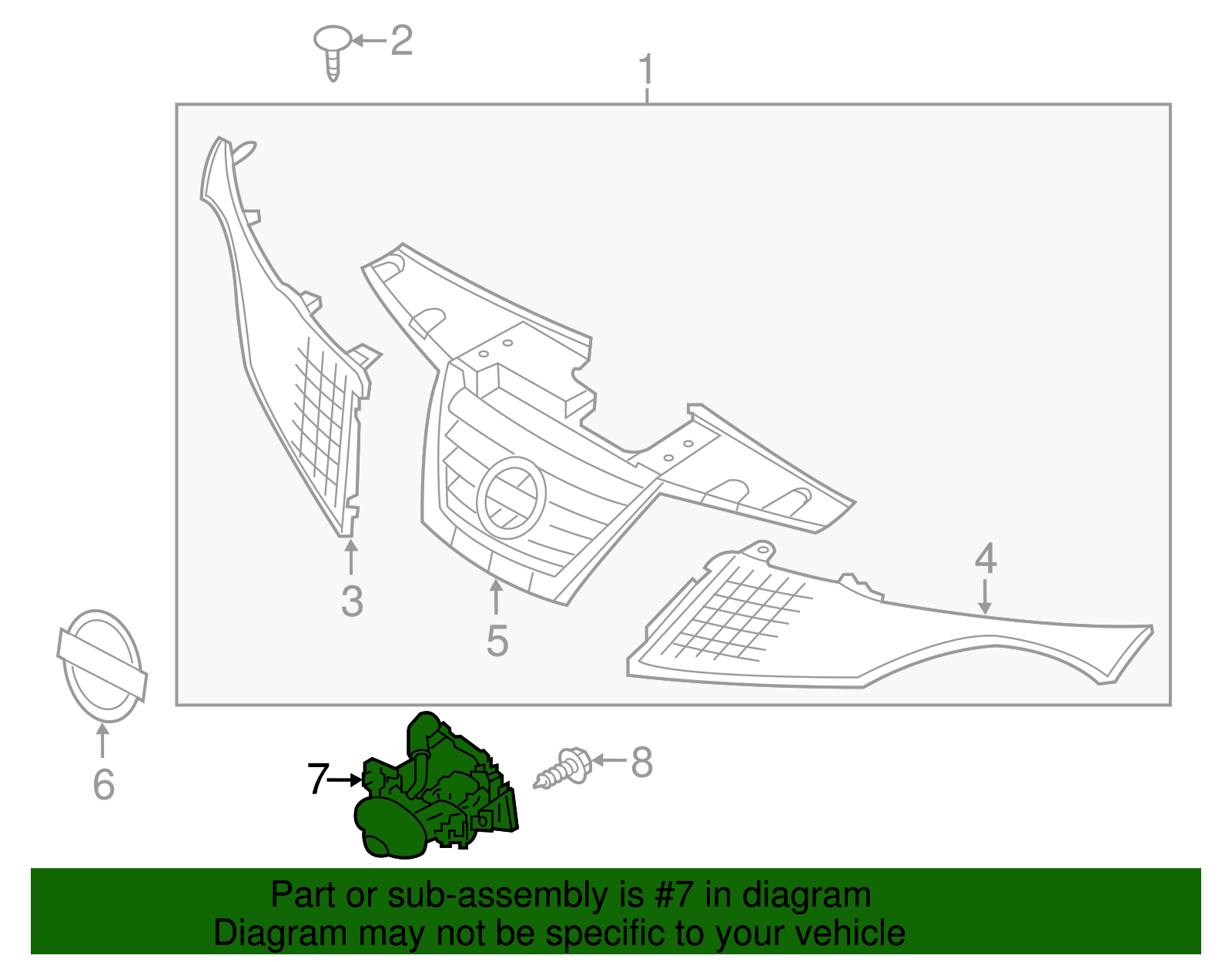 2015-2017 Nissan Juke Camera 284F1-BV81B | Nissan Parts Central