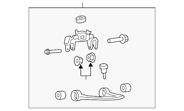 25849157 - OEM GM Upper Cntrl Arm | GMPartsCenter.net | GM Parts Center