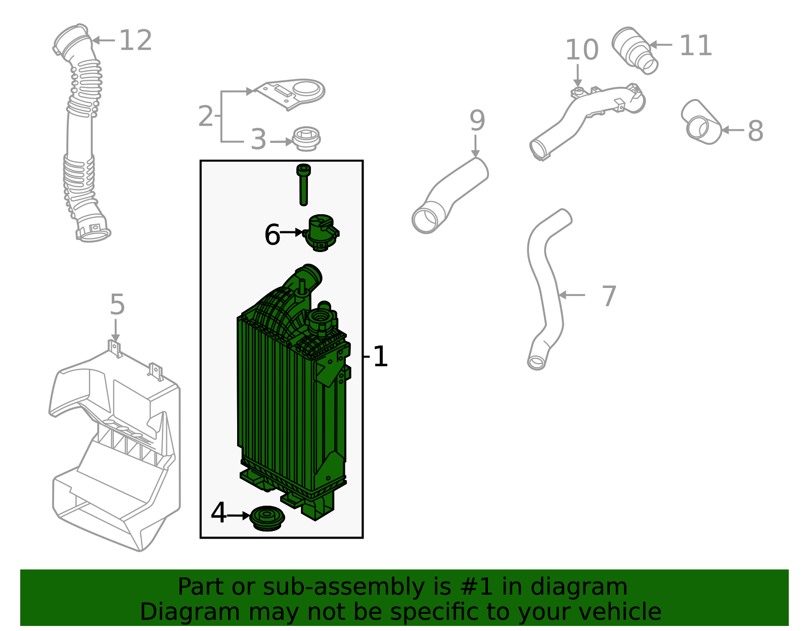 28270-2M000 - Inter-Cooler 2021-2024 Kia K5 | Kia.Parts Store