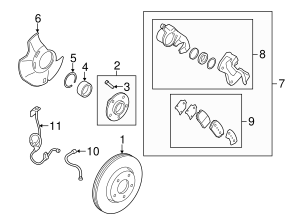 2011-2015 Hyundai Sonata Brake Hose 58731-4R000 | OEM Parts Online