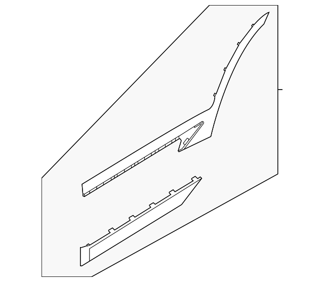 87732-Q5000 - Molding Assembly 2021-2025 Kia Seltos | Kia.Parts