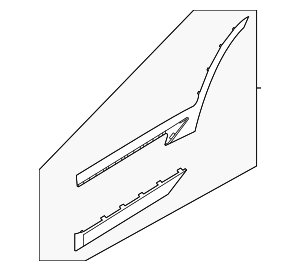 87731-Q5000 - Molding Assembly 2021-2025 Kia Seltos | Genuine Kia Parts