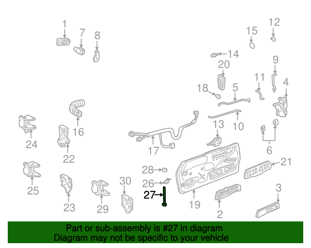 1988-2000 GM Pin 88891731 | GMPartsNow