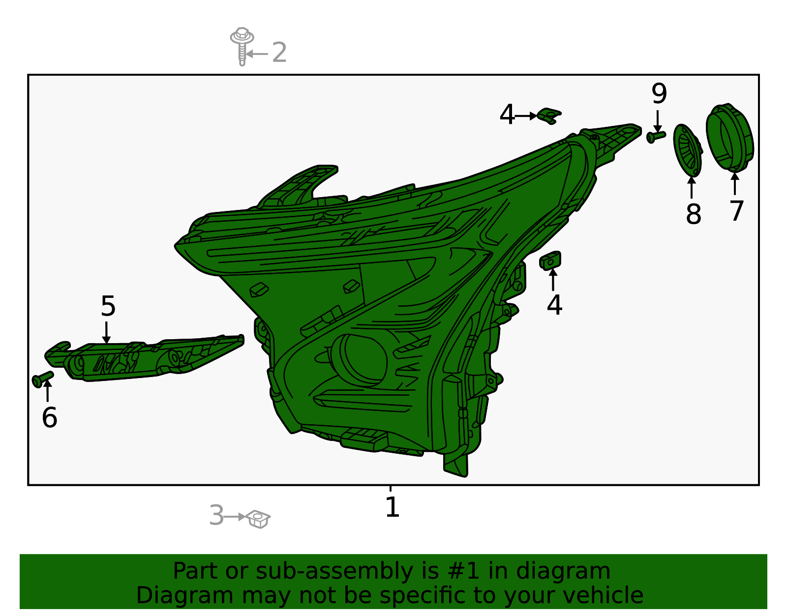 42828518 - Headlamp 2022-2023 Chevrolet Bolt EV | GMPartsNow