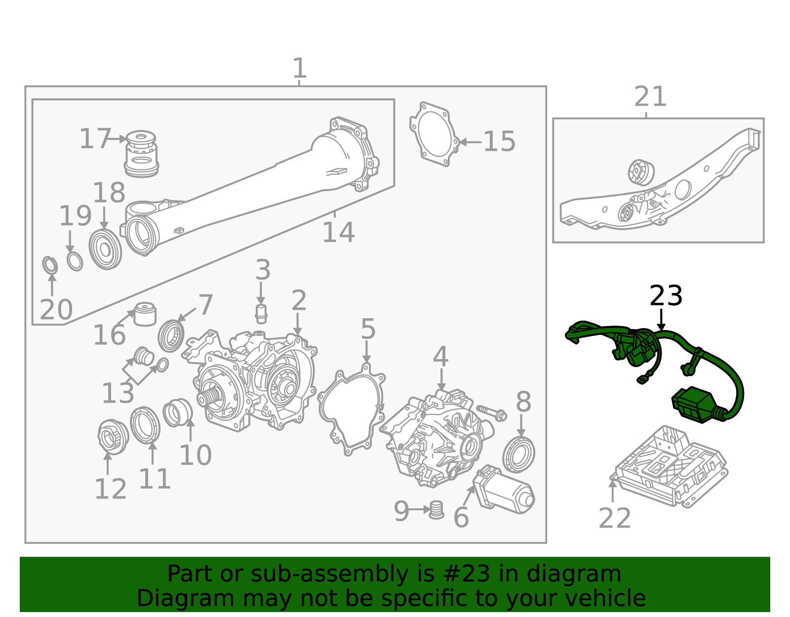 2021-2025 Chevrolet Trailblazer Rear Differential Clutch Control Module ...