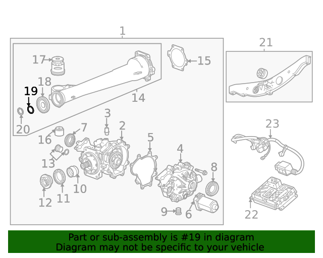 2020-2024 GM Drive Shaft Seal 23321677 GM | GMPartsDirect.com