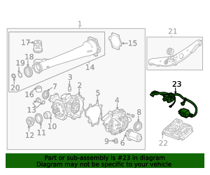 2021-2025 Chevrolet Trailblazer Rear Differential Clutch Control Module ...