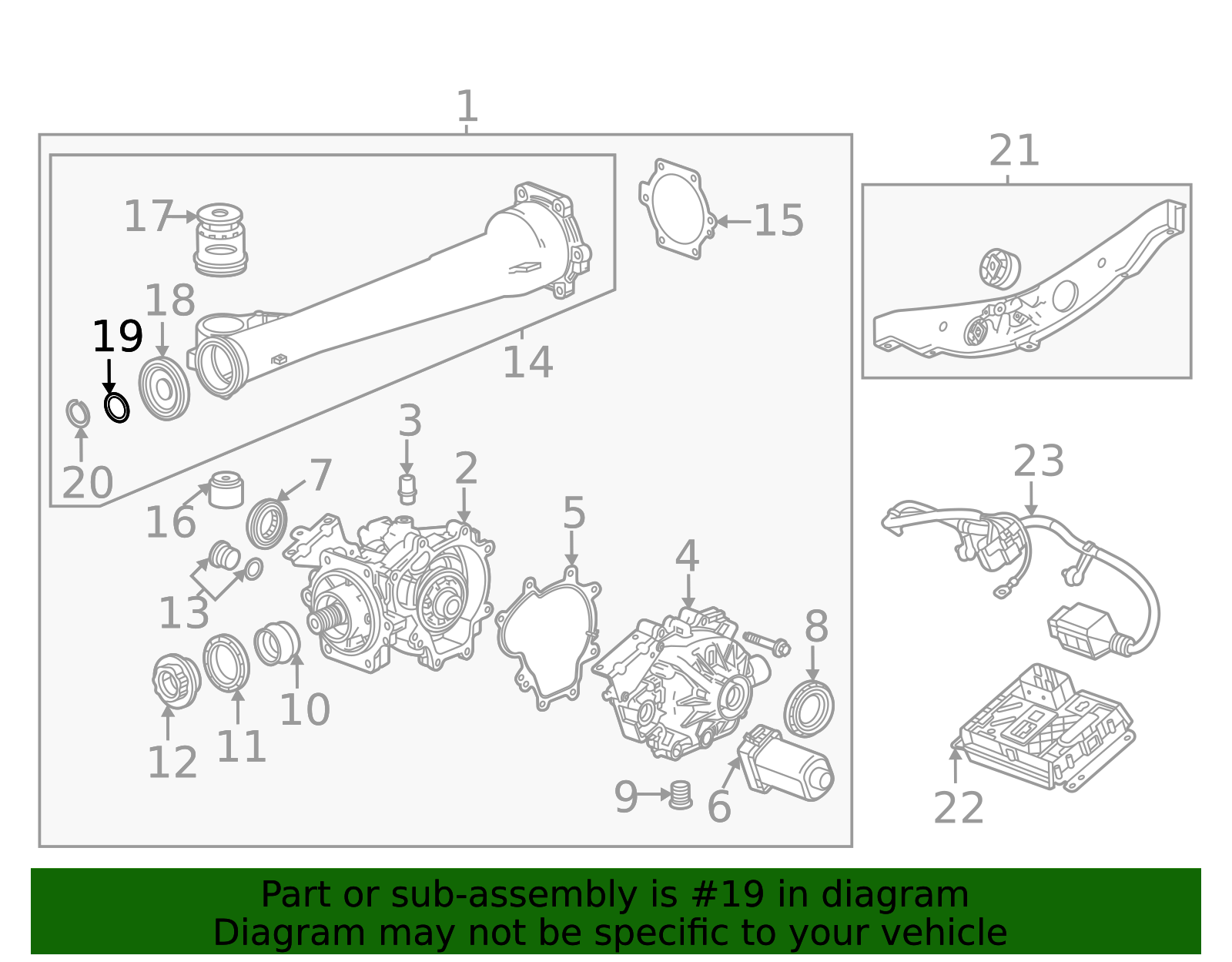 2020-2025 GM Drive Shaft Seal 23321677 GM | GMPartsDirect.com